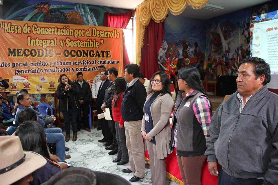 Reunión de la Mesa Distrital de Ocongate | MCLCP