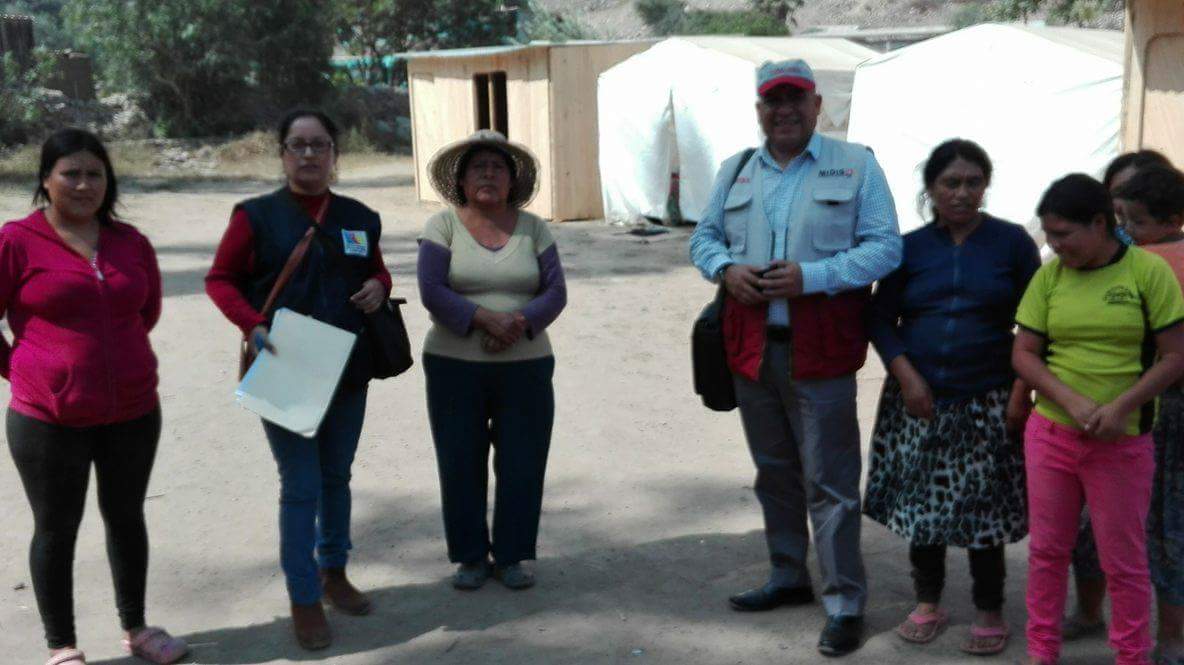 MCLCLP visita a afectados por el Niño Costero en albergue de Yangas ...